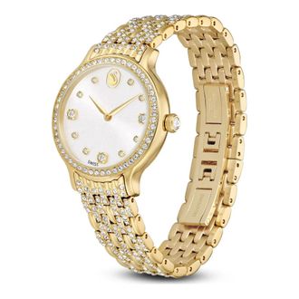 Swarovski Swarovski Uhr Unisex Imber 31 mm Kristall-Armbanduhr Gold-Ton 5718169 - - Accessories - unisex - Gelb - ONE SIZE
