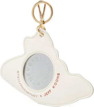 Stella McCartney Femme, Accessoires, Blanc, Taille: ONE Size Graphic Keyring