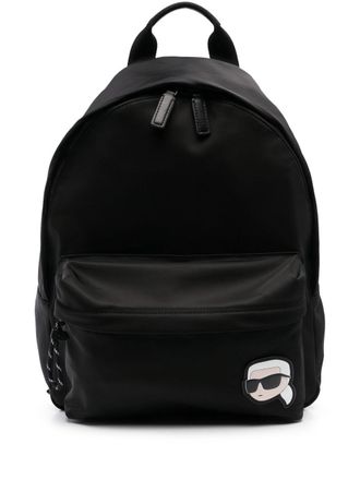 Karl Lagerfeld Ikonik Klassik Rucksack - Schwarz