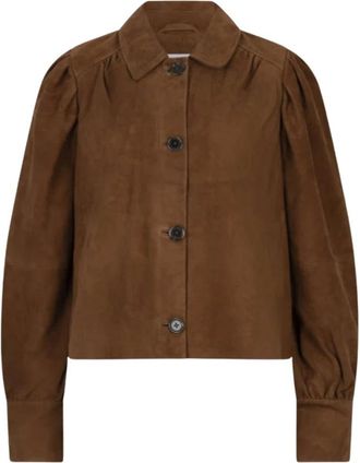 Dante6 Femme, Vestes, Brun, Taille: 36 FR Veste en Su&egrave;de Micaiah