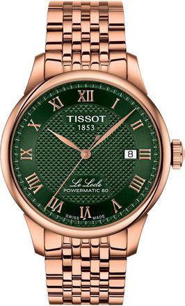 Tissot LE LOCLE Automatikuhr, Powermatic 80, Roségold Herrenuhr T006.407.33.093.00