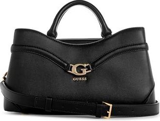 Guess Dea Girlfriend Satchel, Cartable Femme, Noir, Taille Unique
