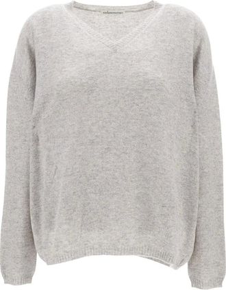 Stefano Mortari Femme, Pulls, Gris, Taille: 38 FR Pull ras du cou