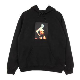 Iuter Schwarzer leichter Kapuzenpullover mit Kordelzug - - Sweatshirts & Hoodies - Herren - Schwarzk - XS