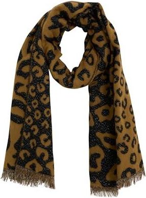 Grain de Malice &Eacute;charpe imprim&eacute; l&eacute;opard femme