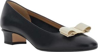 Ferragamo Femme, Chaussures, Noir, Taille: 39 1/2 EU Escarpins Vara 2.0