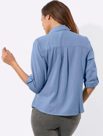 Witt Klassische Bluse Flanell-Bluse Langarm