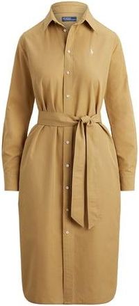 Polo Ralph Lauren Robe chemise midi ceintur&eacute;e en coton