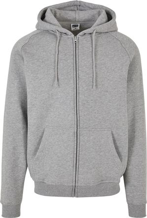 Urban Classics Kapuzenpullover Mit Rei&szlig;verschluss f&uuml;r Herren (Grau)
