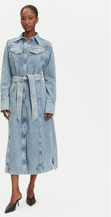 HUGO BOSS Jeanskleid 50546068 Blau Regular Fit