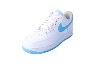Nike Nike Hommes Air Force 1 07 Air Force 1 07, BLANC/BLEU/BLANC, 12 UK (13 US)