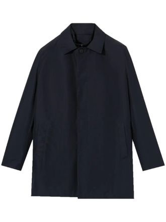Brooks Brothers manteau &agrave; design superpos&eacute; - Bleu