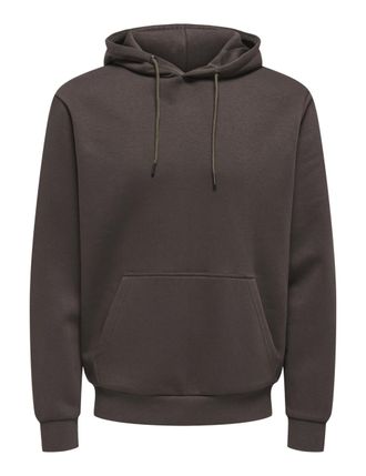 Only & Sons Herren Onsceres Hoodie Sweat Noos, Mulch, Large