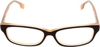 HUGO BOSS Femme, Accessoires, Brun, Taille: ONE Size Lunettes de vue rectangulaires en ac&eacute;tate