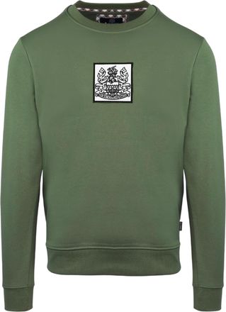 Aquascutum Sweatshirt f&uuml;r Herren, gerippt (Milit&auml;rgr&uuml;n)