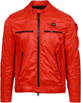 Blauer Homme, Vestes, Rouge, Taille: XL Bomber Jacket