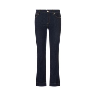 Sportmax Perfekte Mini-Schlagjeans - - Jeans - Damen - Blau - W28