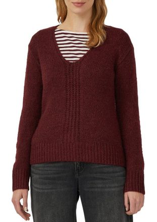 s.Oliver Strickpullover mit V-Ausschnitt