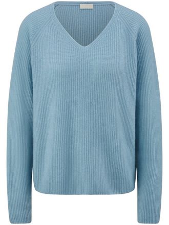 Peter Hahn V-Pullover Peter Hahn blau