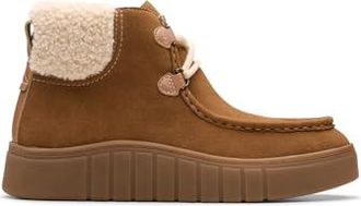 Clarks Premium Femme Mykah Izzy Bottine Chukka, Daim Brun fonc&eacute;, 36 EU