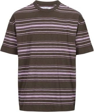 Sams&oslash;e & Sams&oslash;e Tee-shirt droit col rond ray&eacute; en coton
