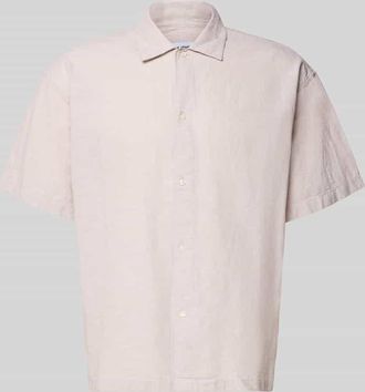 Jack & Jones Regular Fit Freizeithemd aus Baumwoll-Leinen-Mix