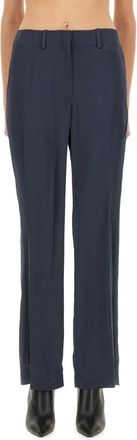 Theory Femme, Pantalons, Bleu, Taille: 36 FR Straight Pantalons
