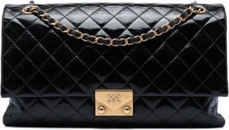 Chanel Sac bandouli&egrave;re vintage doccasion - Femme - Pre-owned - Noir - Taille: ONE Size