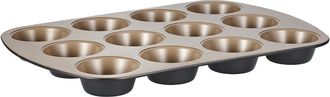 Stanley Rogers Ceramabake Gesunde Antihaft-Keramik-Muffinform f&uuml;r 12 Muffins, Backen ohne PFAS PTFE PFOS, PFOA, Cadmium und Blei, optimales Tablett f&uuml;r Cupcakes, Kuc