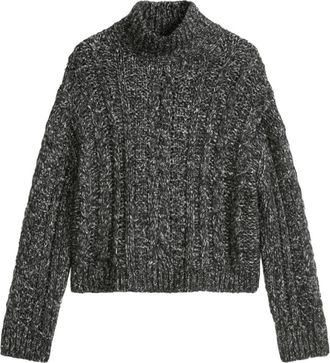 Marc O'Polo Zopfstrick-Pullover oversized - - Knitwear - Damen - Grau - S