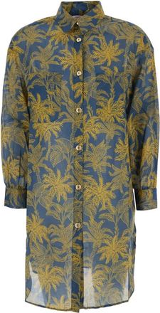 Eres Eres, Femme, Robes, Multicolore, Taille: 38 FR Shirt Dress