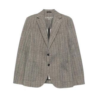 Circolo 1901 Cn5422 Blazer - - Jackets - Herren - Grau - L