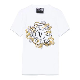 Versace Jeans Couture T-Shirt - - Tops - Damen - Wei&szlig; - 2XS