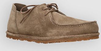 Birkenstock Utti Lace Suede Leather Normal Sneakers gray taupe