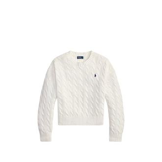 Polo Ralph Lauren Pull &agrave; maille torsad&eacute;e en coton