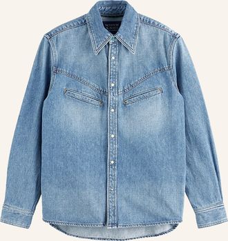 Scotch & Soda Jeans-Overshirt blau