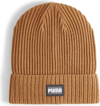 Puma Bonnet c&ocirc;tel&eacute; Classic Cuff, Accessoires, Beige, Adult