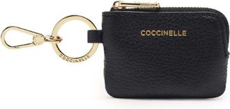 Coccinelle Alias-Schl&uuml;sselanh&auml;nger mit M&uuml;nz-/Kopfh&ouml;rer-Beutel, Schwarz, Einheitsgr&ouml;&szlig;e