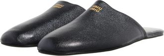 Miu Miu Slipper & Pantoletten - Woman Mules - Gr. 39 (EU) - in Schwarz - f&uuml;r Damen