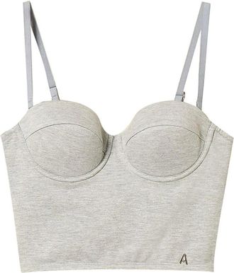 Twin-Set Actitude, Femme, Sous-v&ecirc;tements, Gris, Taille: 38 FR Milano Stitch Bodice