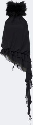 Jacques Wei Top aus Chiffon
