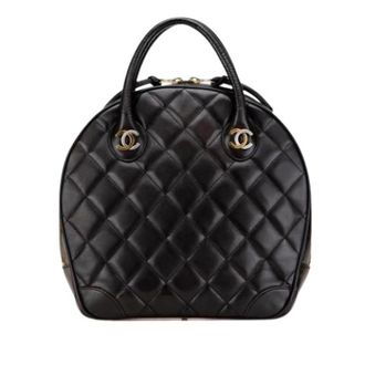 Chanel Pre-owned Vintage Lederhandtasche - - Pre-owned - Damen - Schwarzk - ONE SIZE