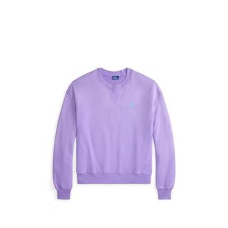 Polo Ralph Lauren Pull col rond en coton m&eacute;lang&eacute;