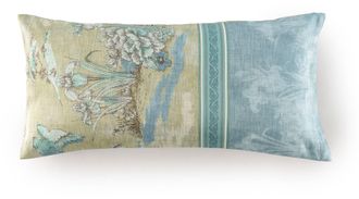 Bassetti ACQUAFORTE Kissenh&uuml;lle zu Bettw&auml;sche aus 100% Baumwollsatin in der Farbe GR&Uuml;N V1, Ma&szlig;e: 40x80 cm - 9333306