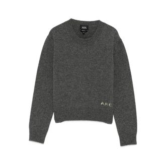 A.P.C. Anna Pullover - - Knitwear - Damen - Grau - XS