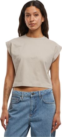 Urban Classics Ladies Oversized Boxy Heavy Tee Cloud, S