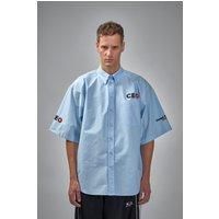 Balenciaga Short Sleeve Oversized Shirt