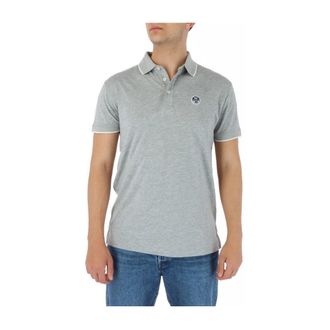 North Sails Blau Polo mit kurzen &Auml;rmeln - - Tops - Herren - Grau - S