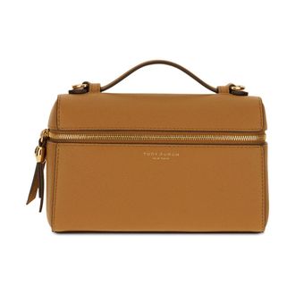 Tory Burch Sac &agrave; main Romy Slim &agrave; poign&eacute;e sup&eacute;rieure - Femme - Sacs - Brun - Taille: ONE Size