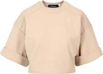 Sportmax Ballata SweaT-shirt - Femme - Sweatshirts et sweats &agrave; capuche - Beige - Taille: 36 FR